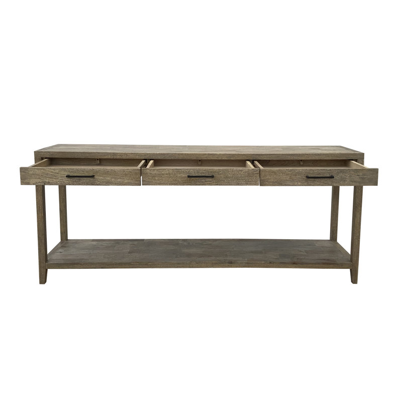 Loon Peak® Kalanie 72'' Solid Wood Console Table | Wayfair