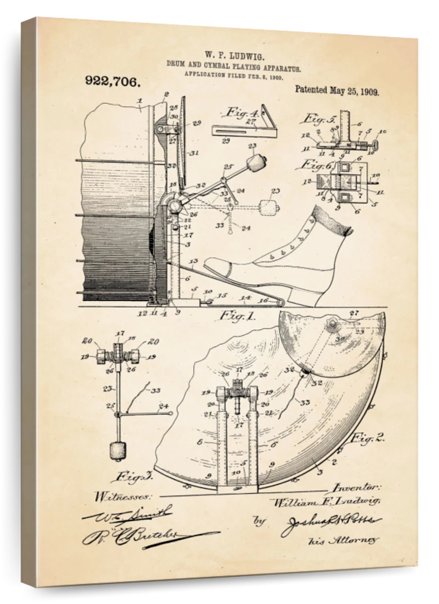 Williston Forge Drum And Cymbal Playing Apparatus Ladonta | Wayfair