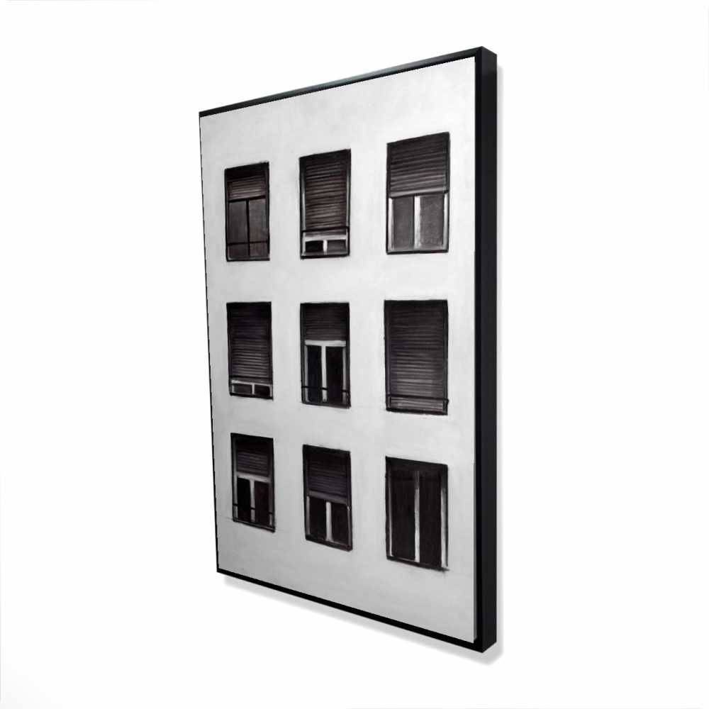 Begin Edition International Inc. Windows - Monochrome Livingroom Framed ...
