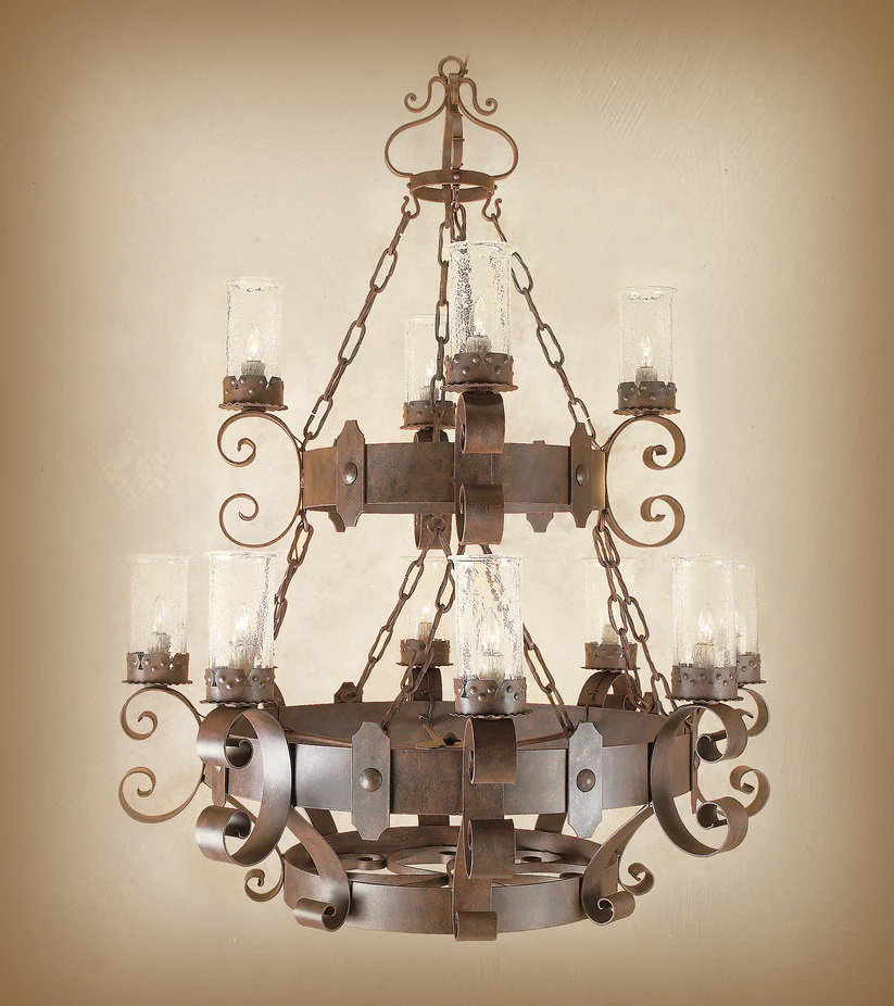 Arte De Mexico Lorenco 12 - Light Unique / Statement Tiered Chandelier ...