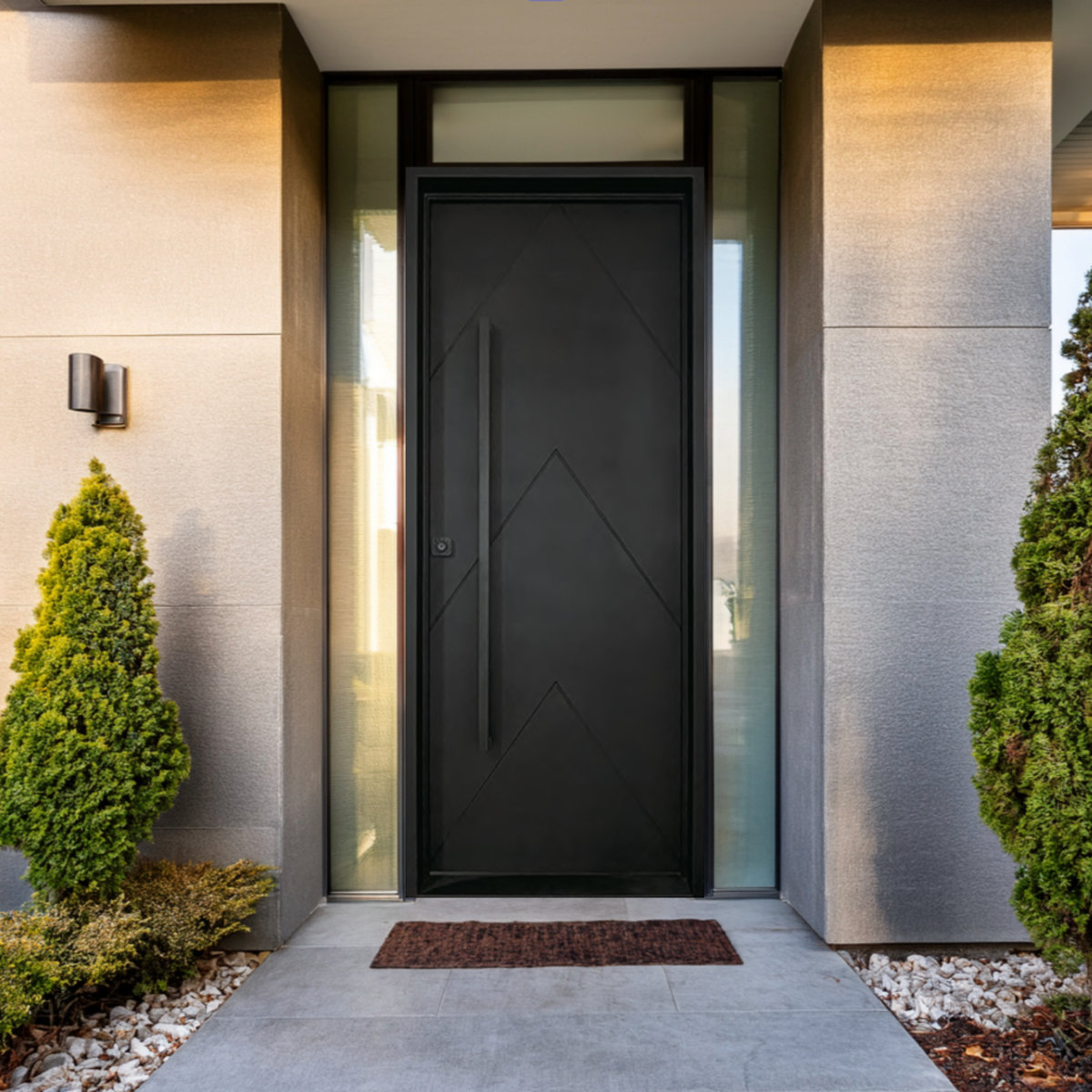 Nationwide Iron Works Vector Iron Pivot Door | Wayfair