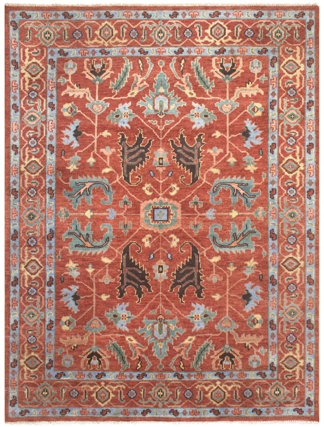 Landry & Arcari Rugs and Carpeting New Indian Serapi Ao 2 Wool On ...