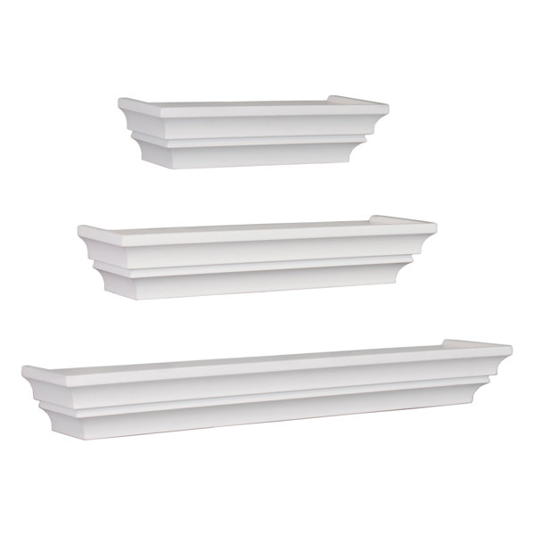 Charlton Home® Girard 3 Piece Floating Shelf & Reviews | Wayfair