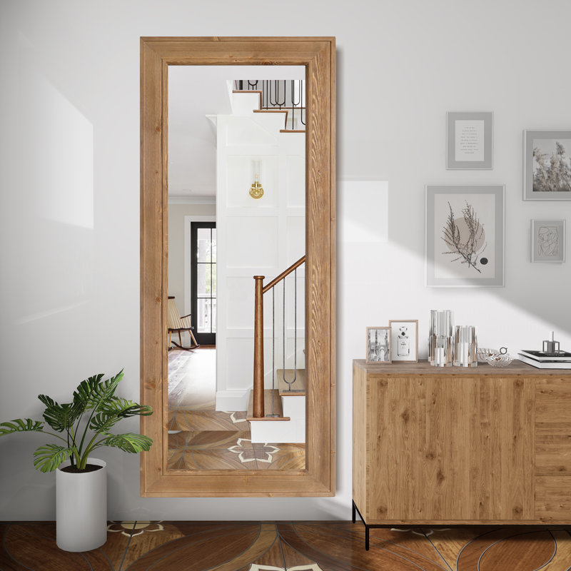 Millwood Pines Bernward with Shelves Mirror & Reviews | Wayfair