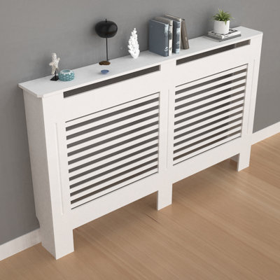 LUVODI High Slatted Radiator Cover Heating Heater Cabinet Grill for ...