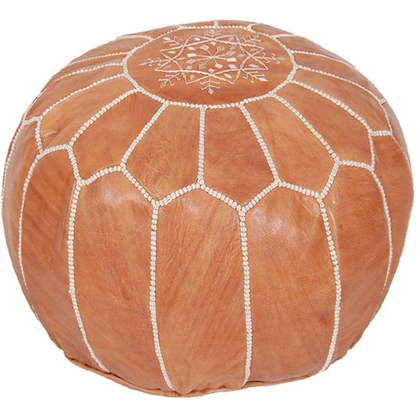 Dakota Fields Clesha Faux Leather Pouf - Wayfair Canada