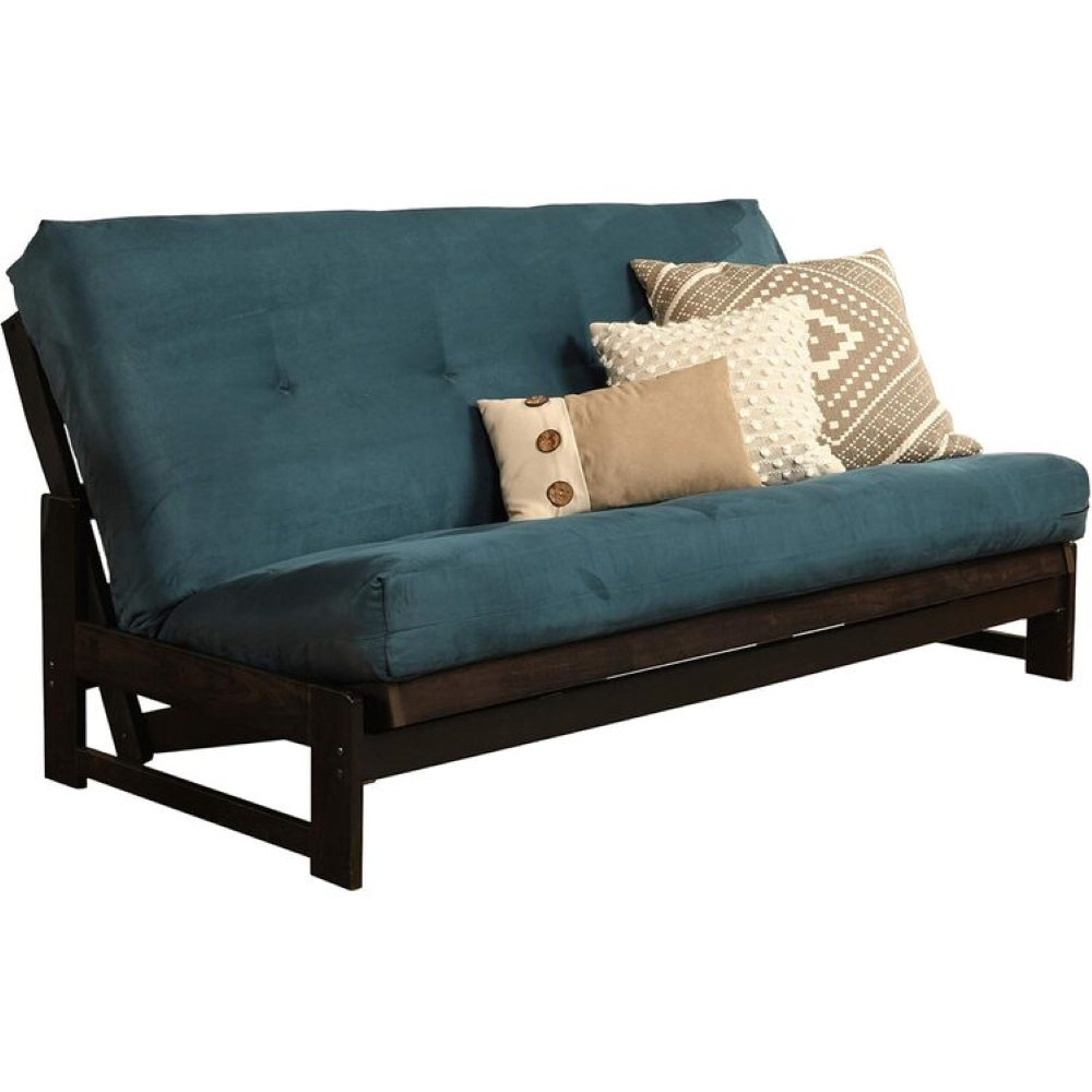 Loon Peak® AspenFrame-Reclaim Mocha Finish-Suede Mattress - Full Size ...