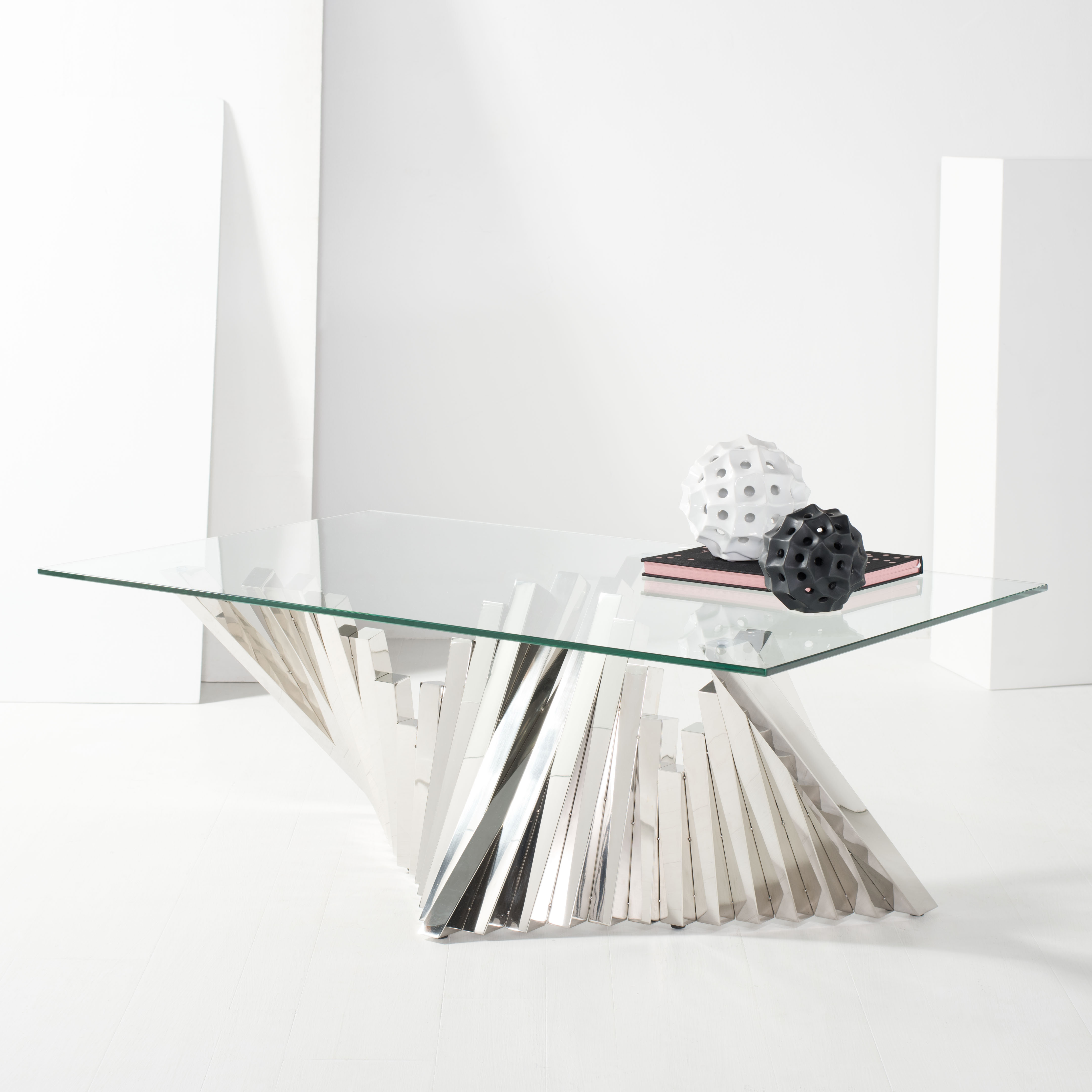 Brayden Studio® Turner Cross Legs Coffee Table & Reviews | Wayfair