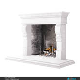 Los Angeles Cast Stone Rome Fireplace Surround | Wayfair