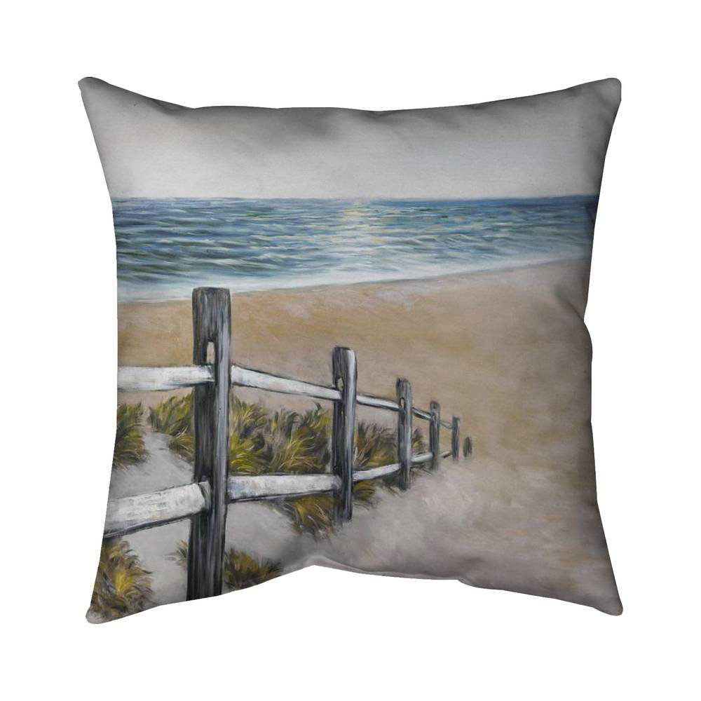 Begin Edition International Inc. Soft Seaside Square Pillow Cover ...