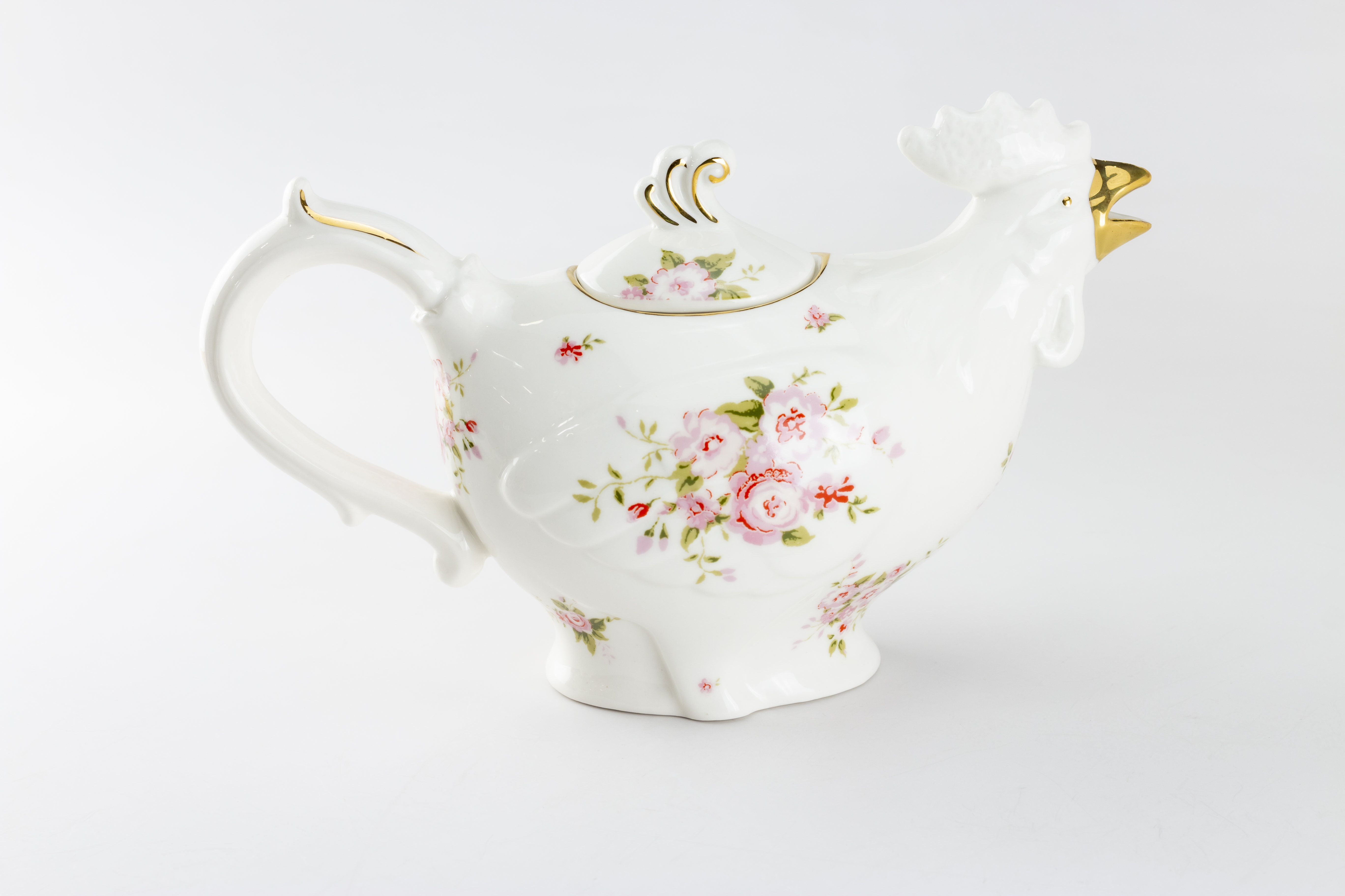 Grace's Tea Ware Rooster 24 -oz. Porcelain Teapot | Wayfair