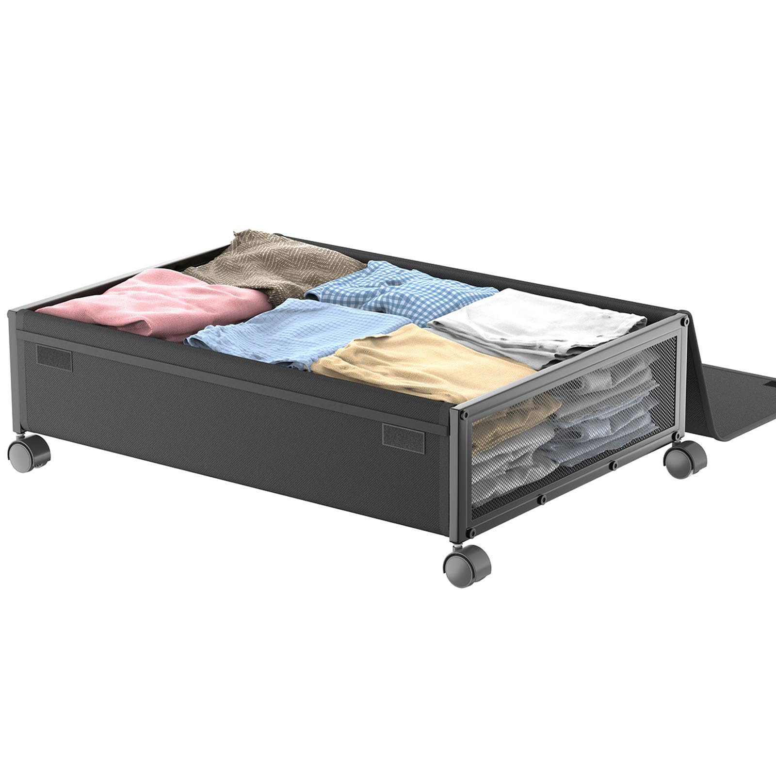 Latitude Run® Under Bed Storage With Wheels, 1Pack Underbed Storage ...