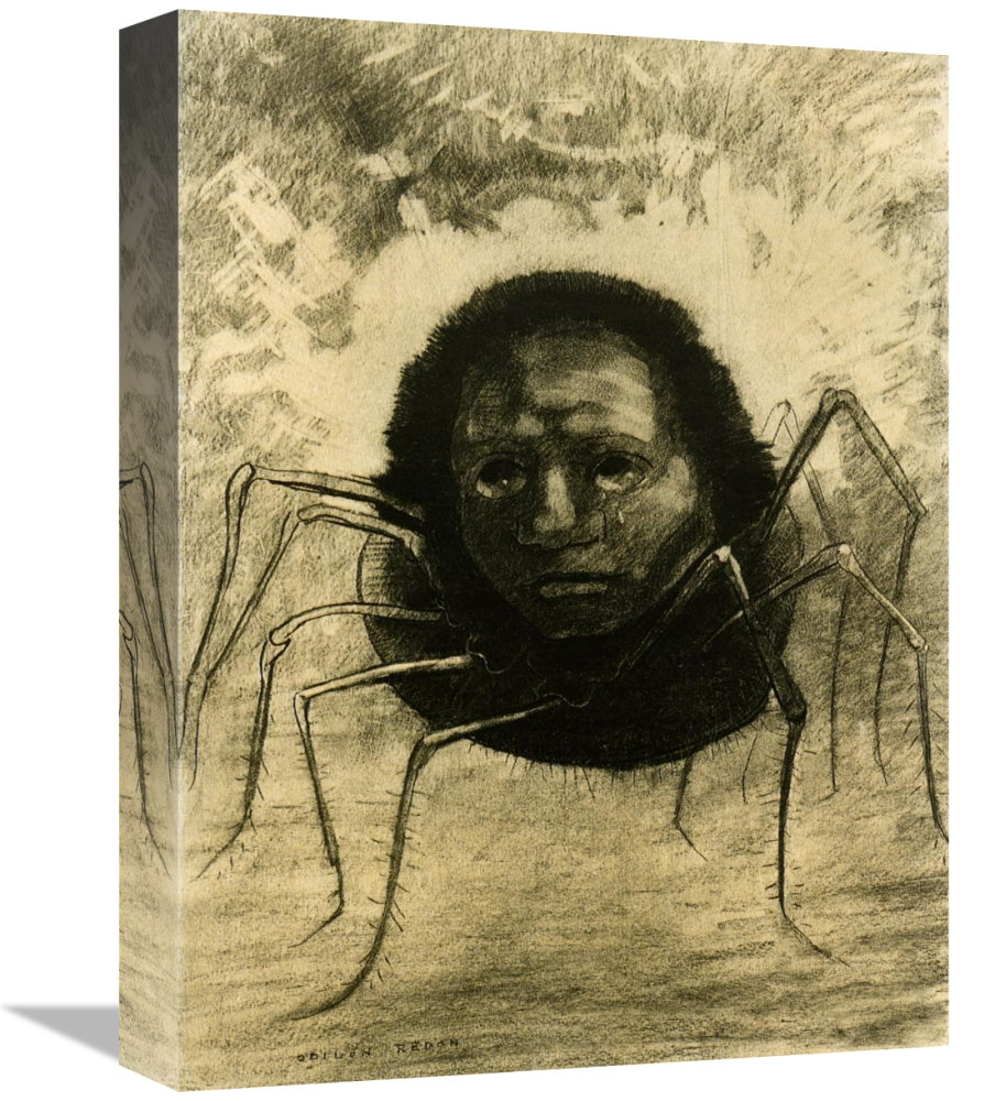 East Urban Home 'The Crying Spider' Print on Canvas | Wayfair