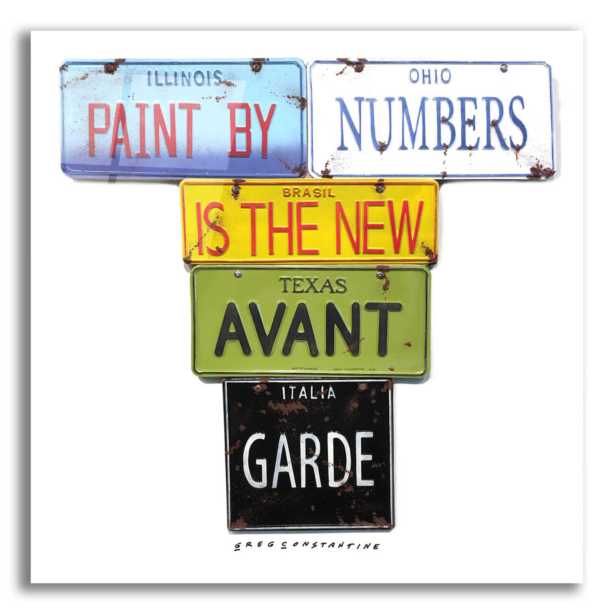 Trinx Red Barrel Studio® 'Paint By Numbers' By Gregory Constantine ...