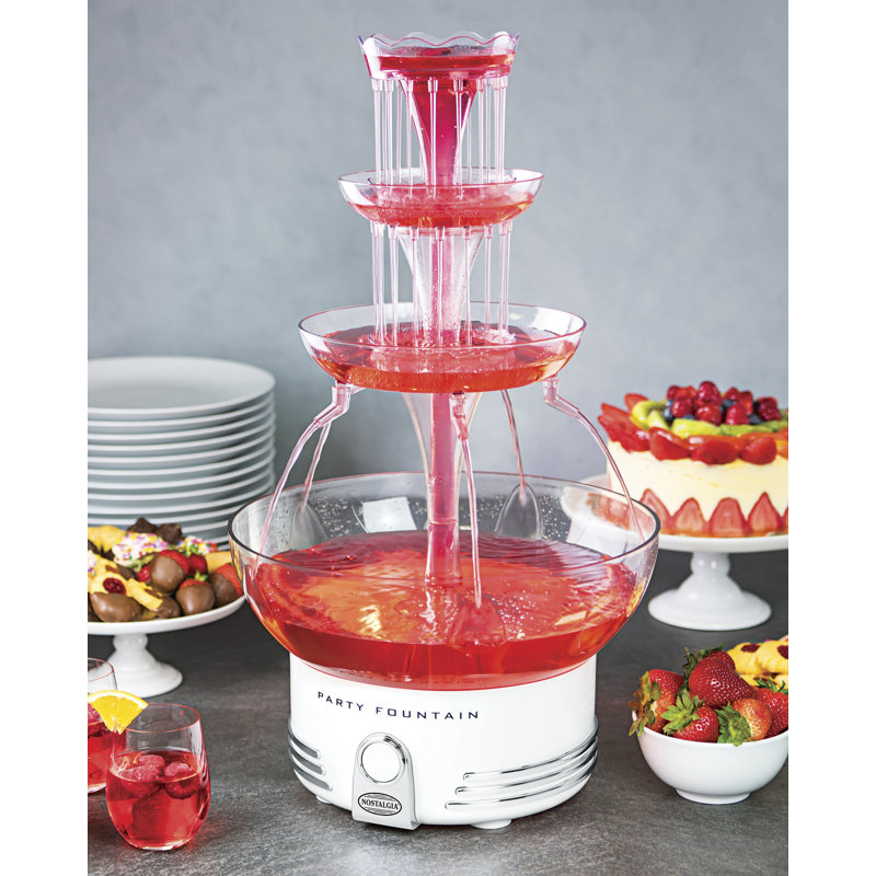 Nostalgia Retro 3-tier Lighted Party Fountain | Wayfair