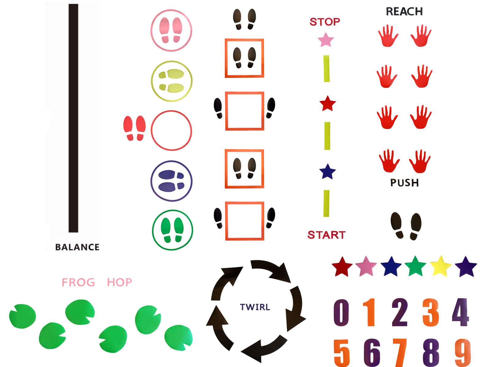 Midlee Sensory Path Wall Decal | Wayfair