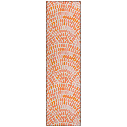 Orange Outdoor Rugs You'll Love | Wayfair
