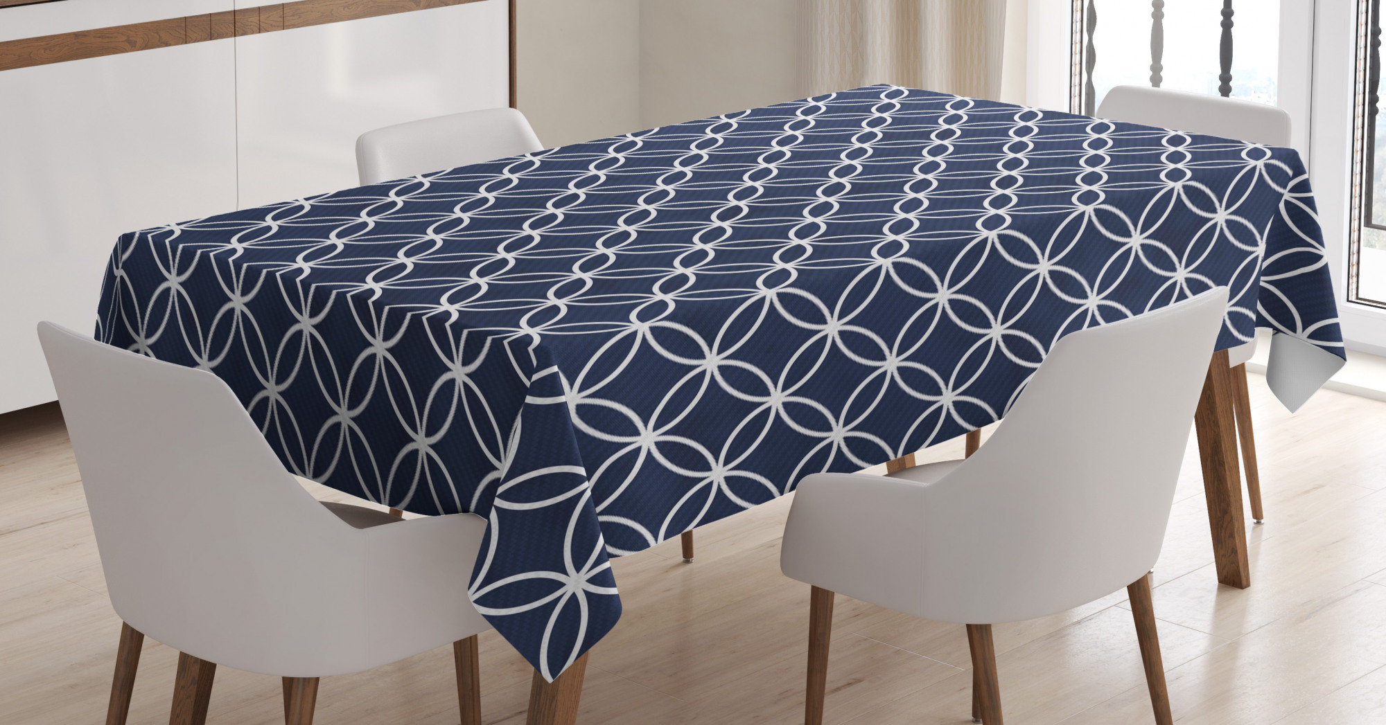 East Urban Home Geometric Tablecloth | Wayfair