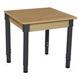Wood Designs Adjustable Height Square Activity Table & Reviews | Wayfair