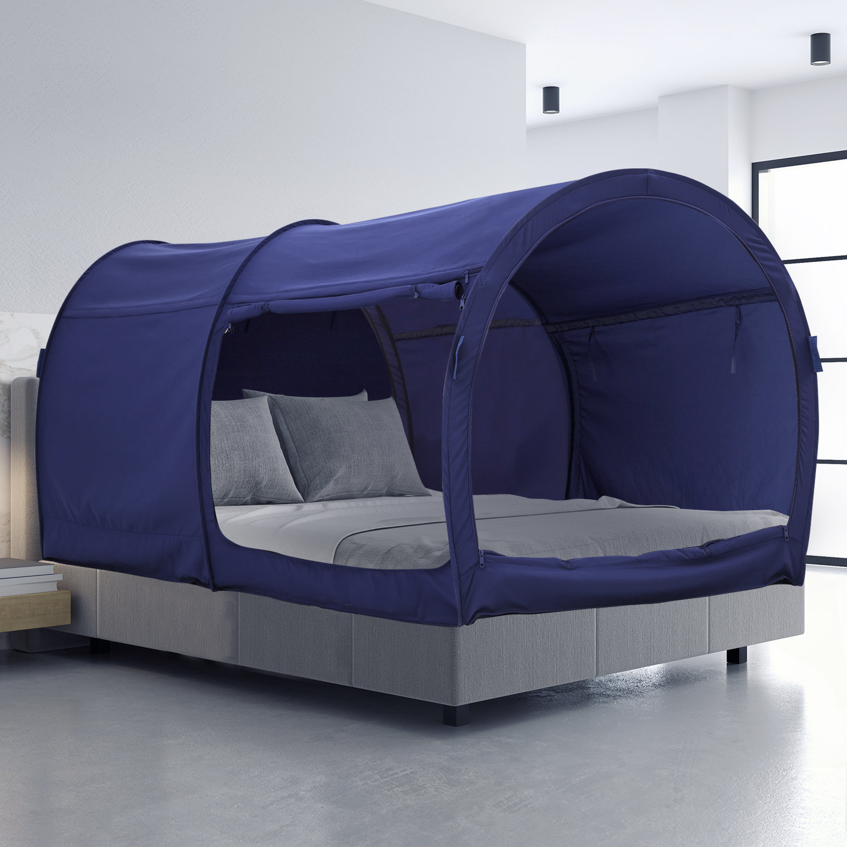 EighteenTek Bed Tent Bed Canopy Sleep Tent Dream Tent - Pop Up Privacy ...