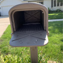 Architectural Mailboxes Gentry All-in-One Post Mounted Mailbox ...