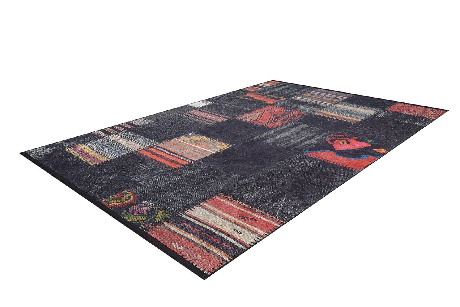 Lofy Usso Cotton Indoor/Outdoor Area Rug with Non-Slip Backing | Wayfair