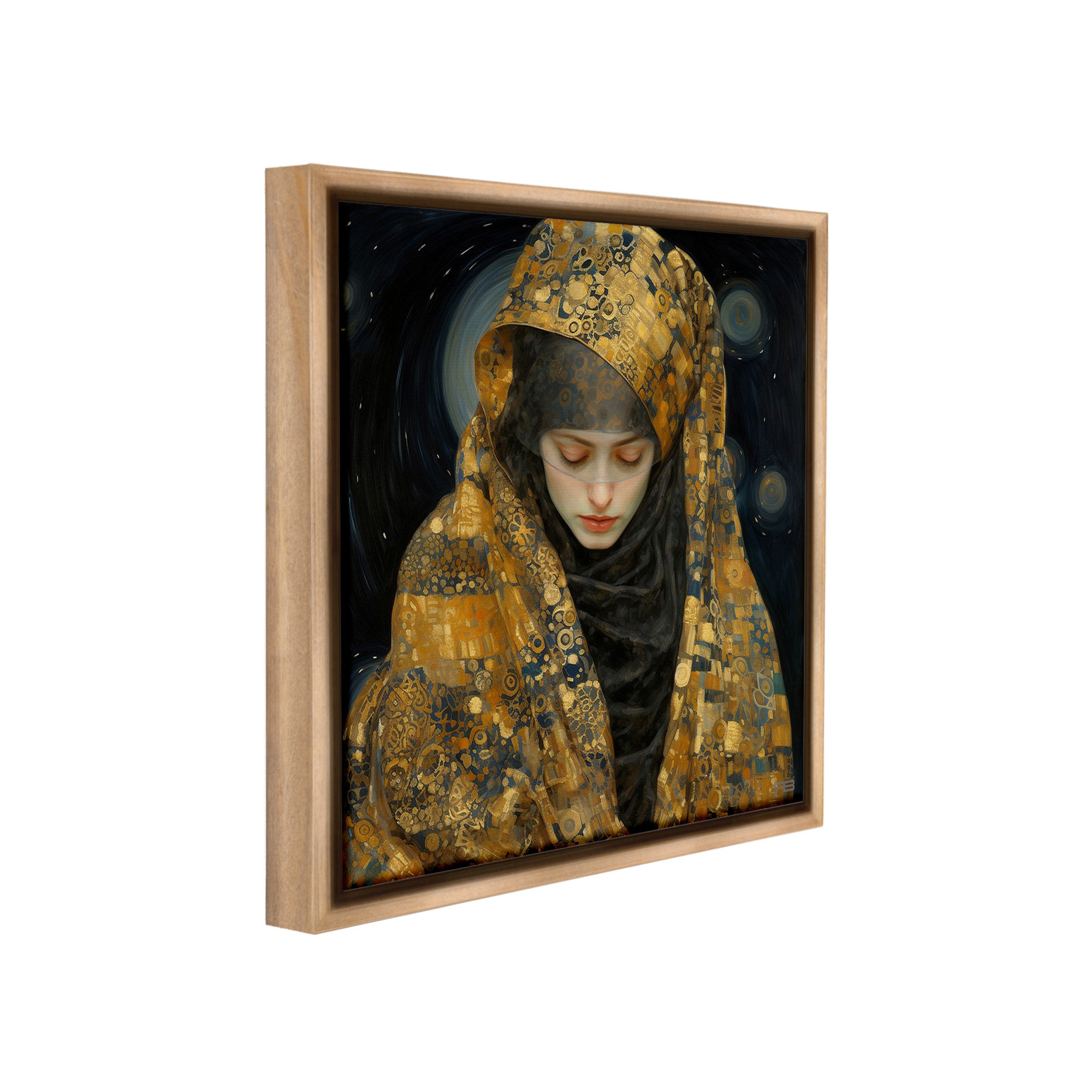 Red Barrel Studio® " Astral Geometric Portrait Floater Frame " by RB on ...