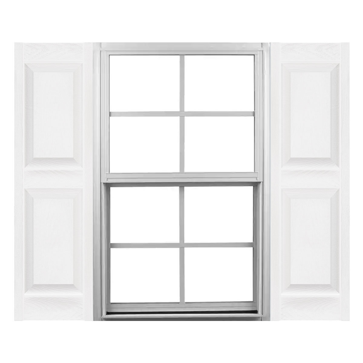 Mid America Mid-America Vinyl, Custom Two Equal Panels, Raised Panel ...