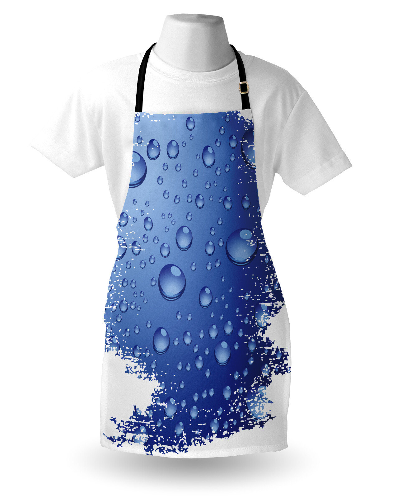 East Urban Home Grunge Apron Unisex, Bubble Water Rain Drop, Adult Size ...