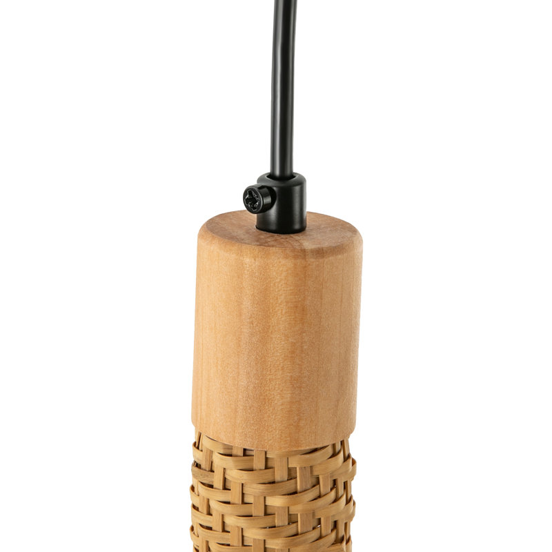 Bay Isle Home™ Oscar - Light Matte Black Unique/Statement Pendant | Wayfair