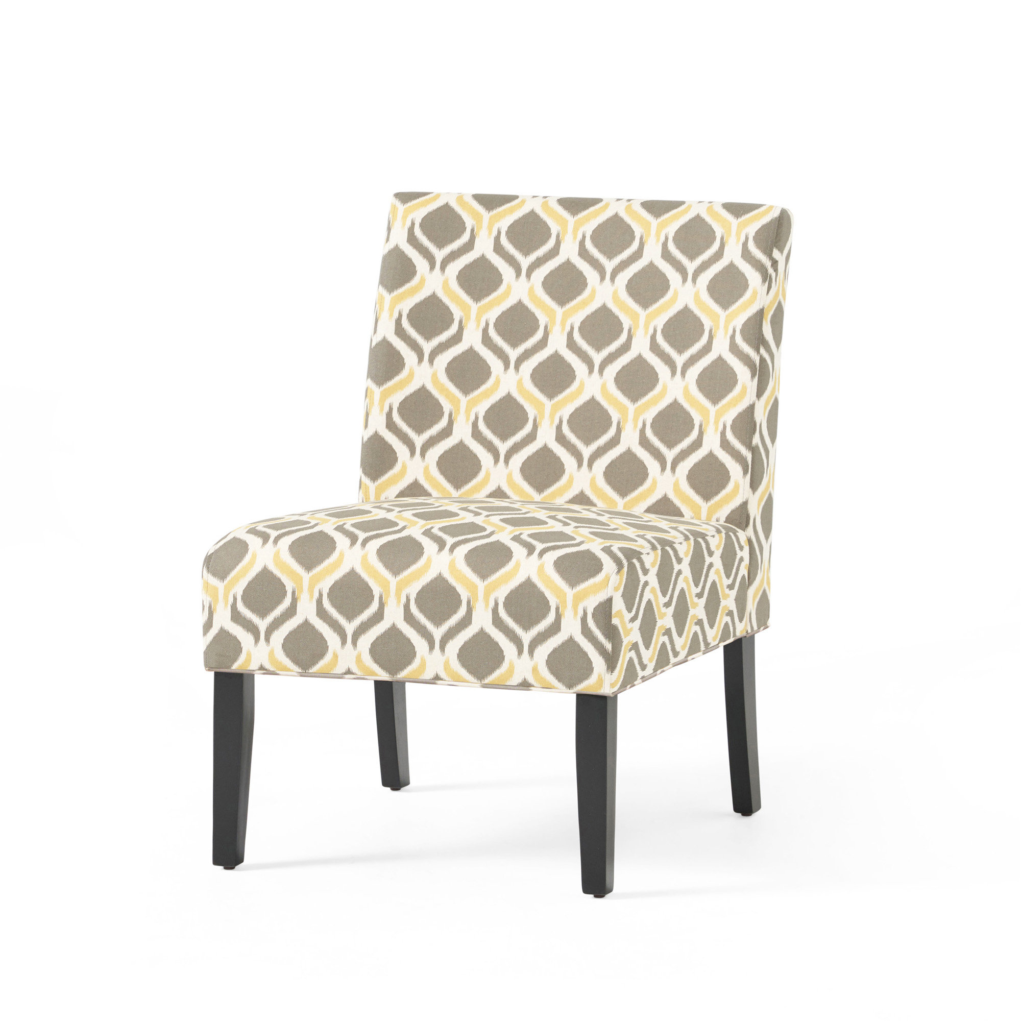 Dakota Fields Contemporary Accent Chair With Tapered Legs And Plush ...