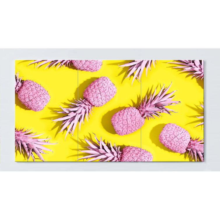 Ebern Designs Pineapple Motif Magnetic Wall Mounted Cork Board ...