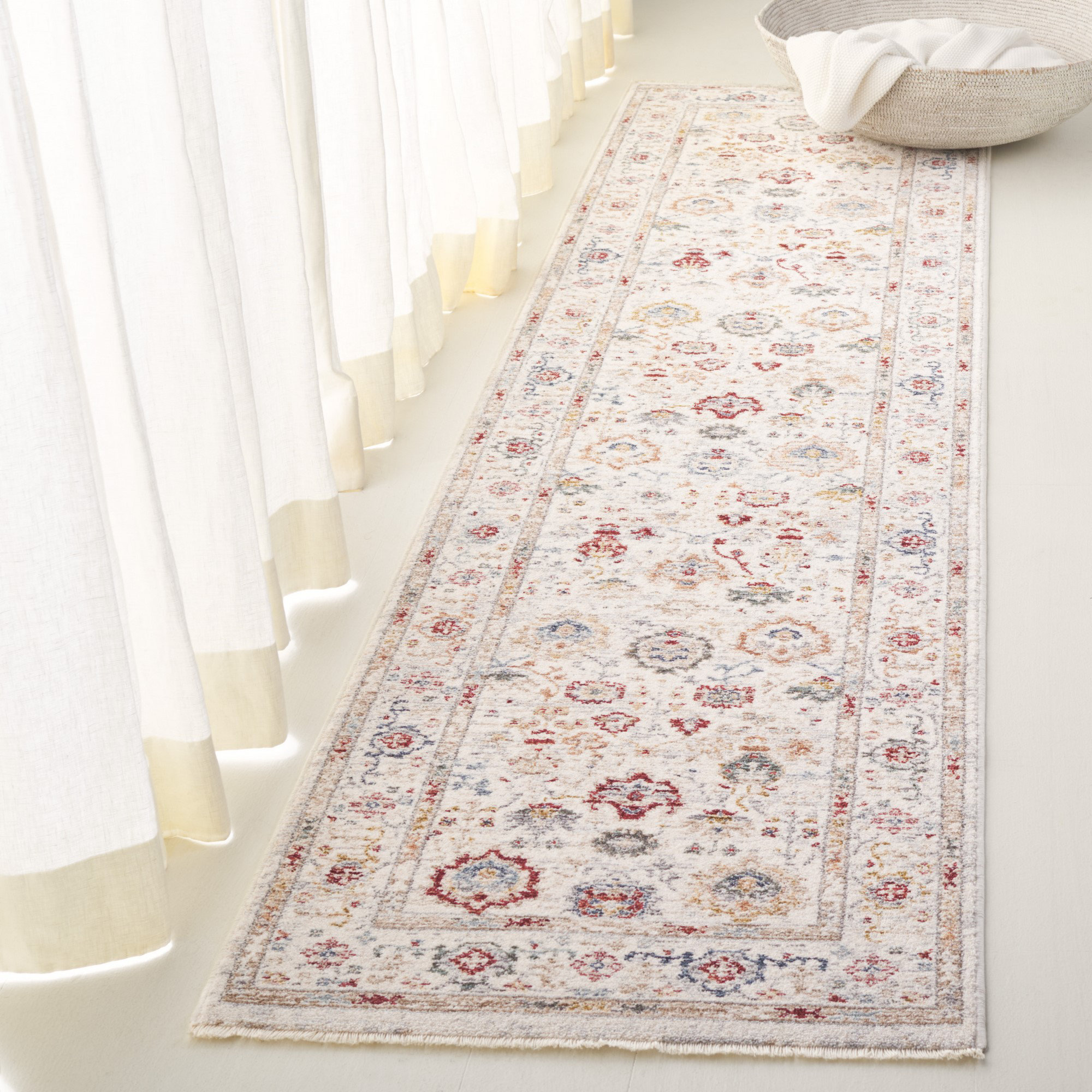 Lauren Ralph Lauren Fairhaven Power Loomed, Spacedyed Polyester, Ivory ...