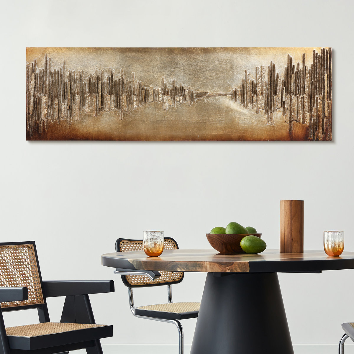 Foundry Select "Passages" Handed Painted Rugged Wooden Wall Art ...