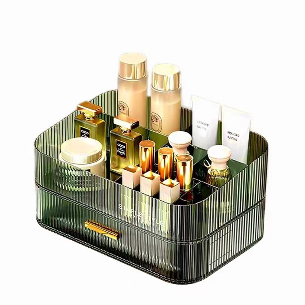 Hokku Designs Makeup Organizer With Stackable Drawers, Bathroom Vanity ...
