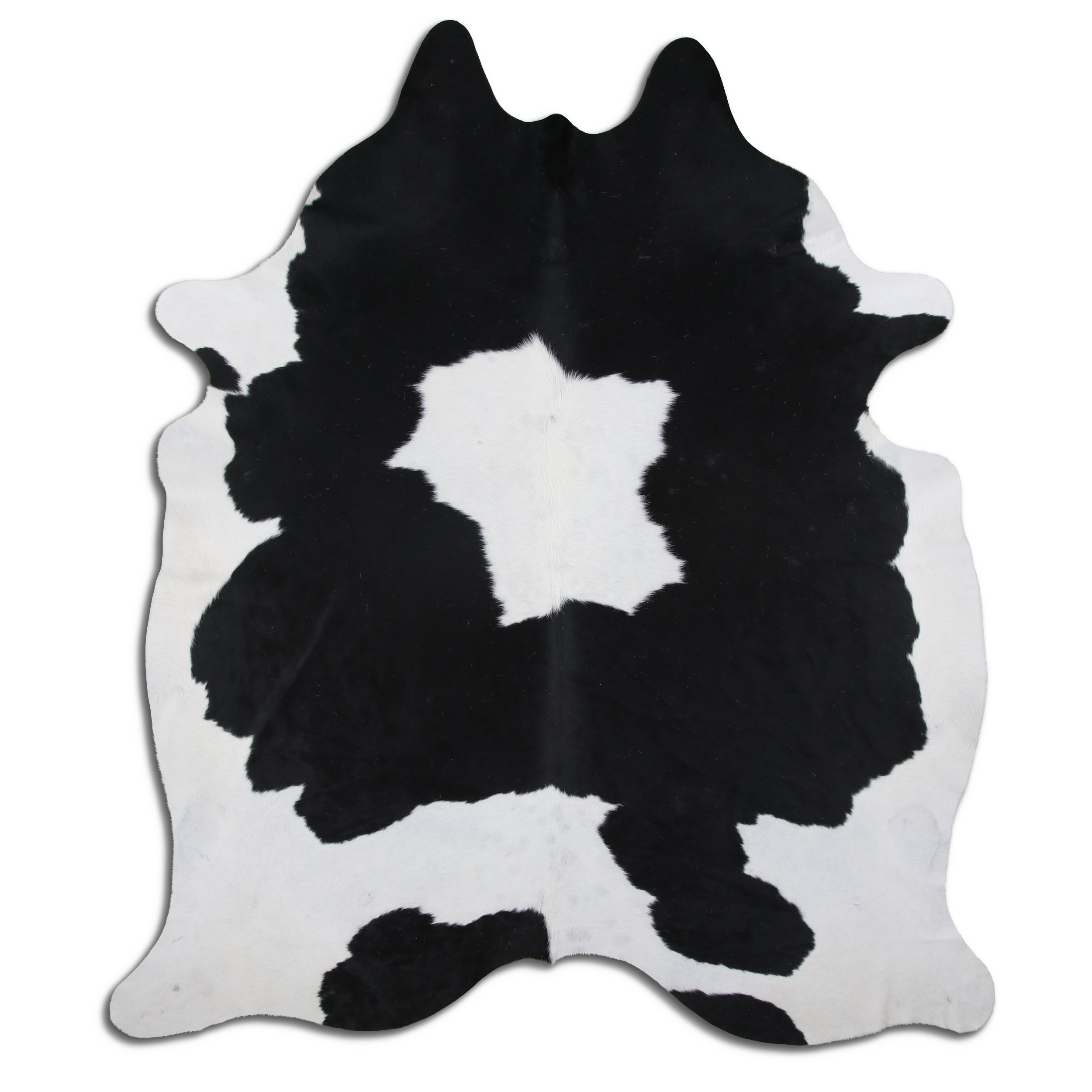 Gracie Oaks Tamela Animal Print Handmade Cowhide Black Area Rug | Wayfair
