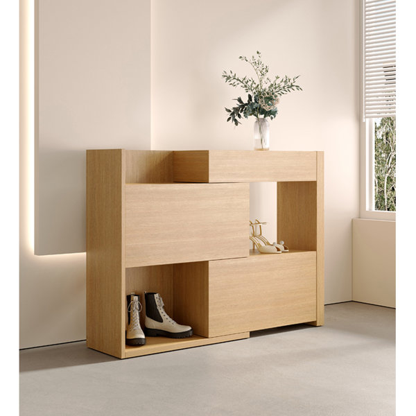 DICIXA Japanese Style Telescopic Shoe Cabinet 8 Pair Shoe Storage ...