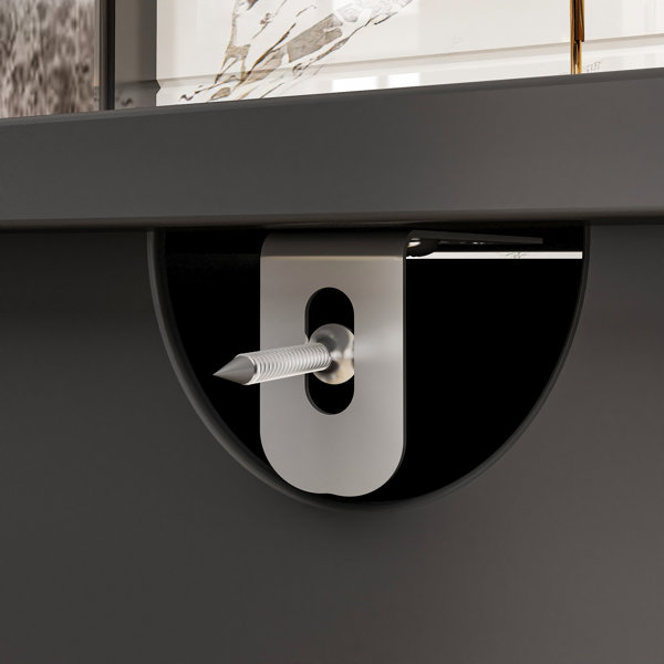 Mercer41 47.3” Wide 9 Drawer Dresser With Black Corrugated Blister ...