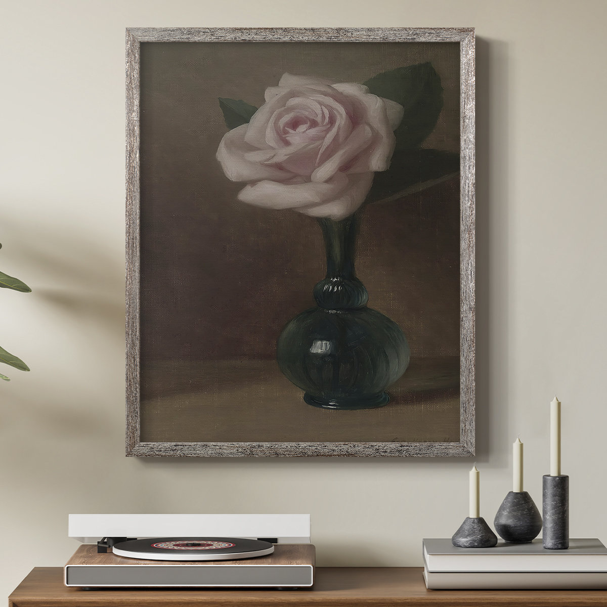 Lark Manor™ Vintage Floral Print LXVIII Framed Print - Solid Wood | Wayfair