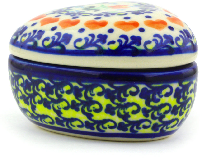 Polmedia Circle Of Hearts 0.16 qt. Storage Jar | Wayfair