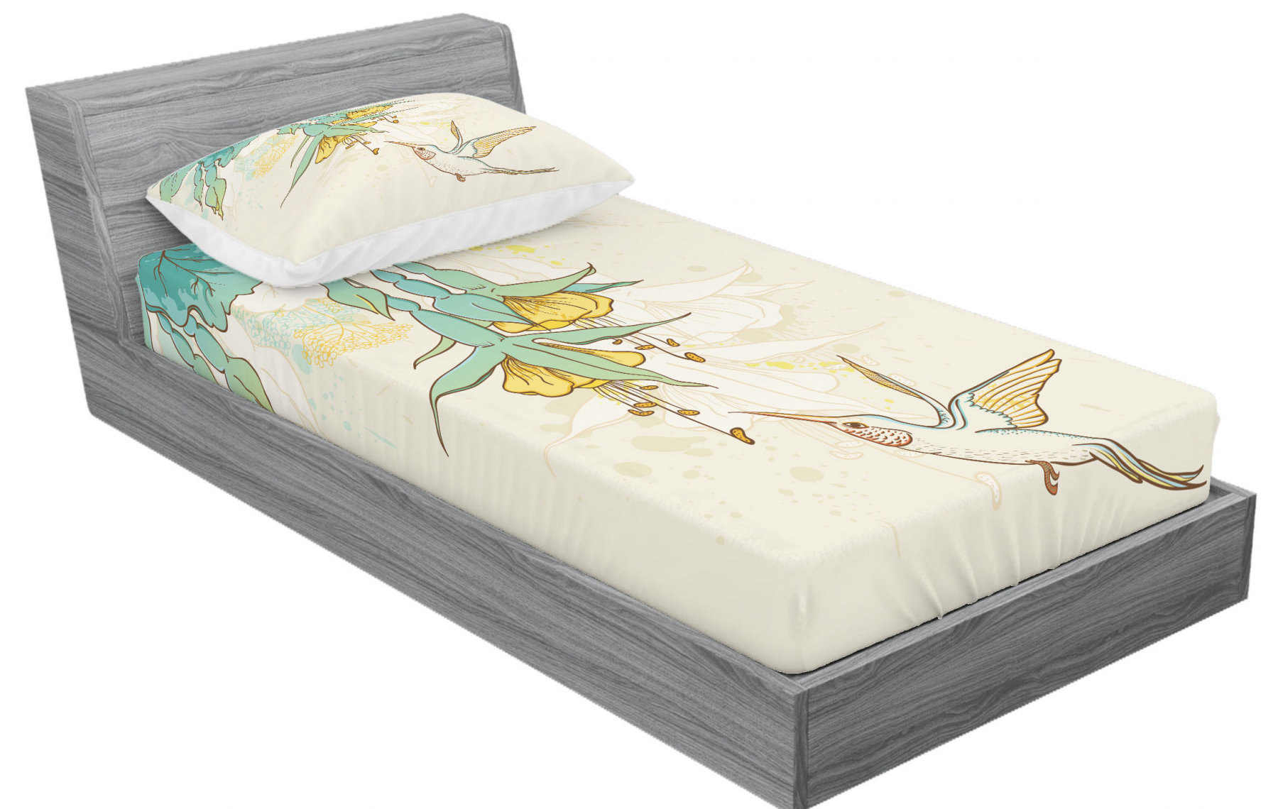 Ambesonne Hummingbird Sheet Set | Wayfair