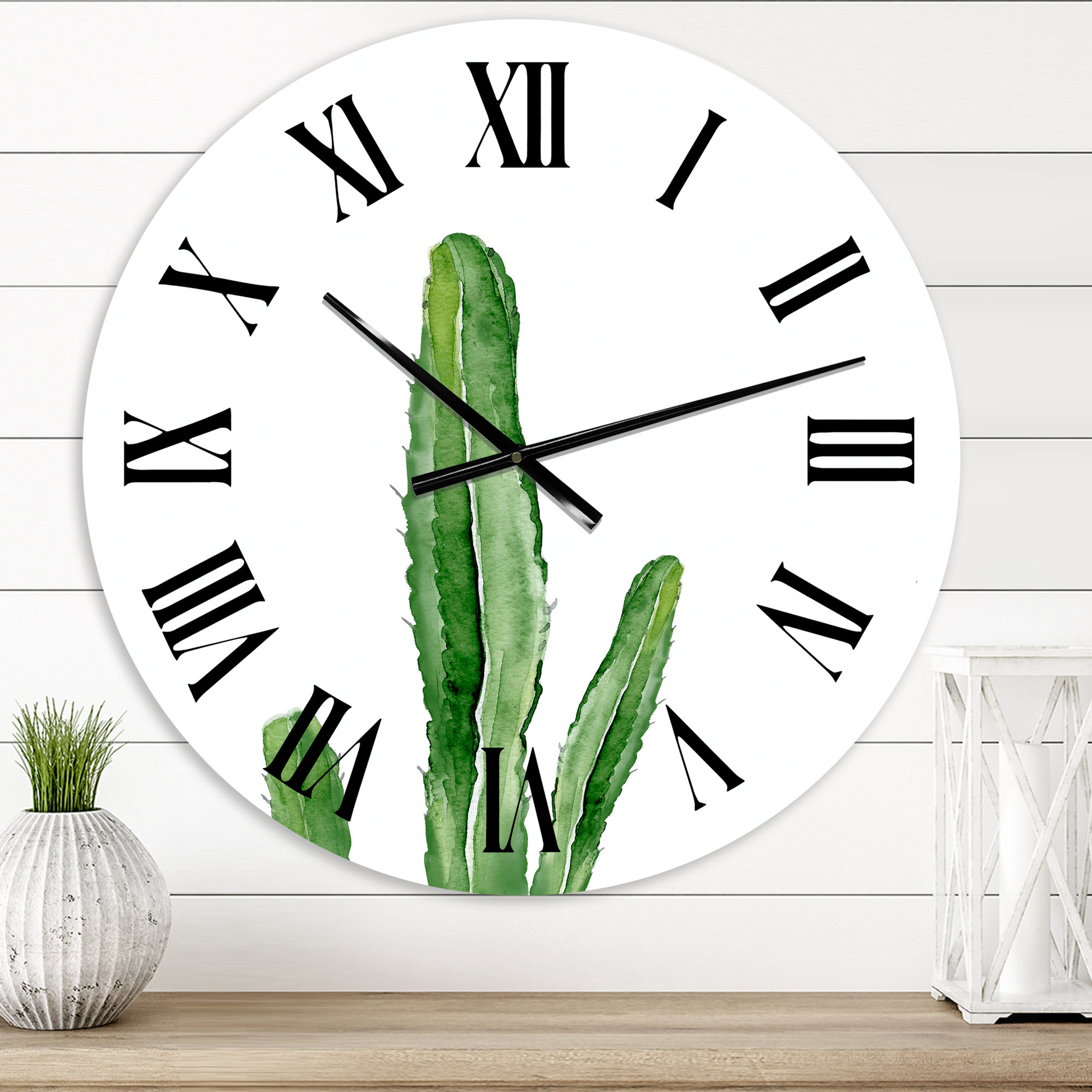 East Urban Home Green Cactus South Western Plant Botanical Detail ...