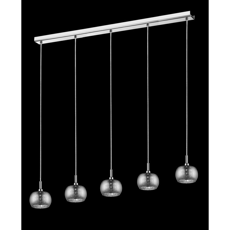 Ivy Bronx Bibbee 5 - Light Kitchen Island Linear Pendant | Wayfair.co.uk