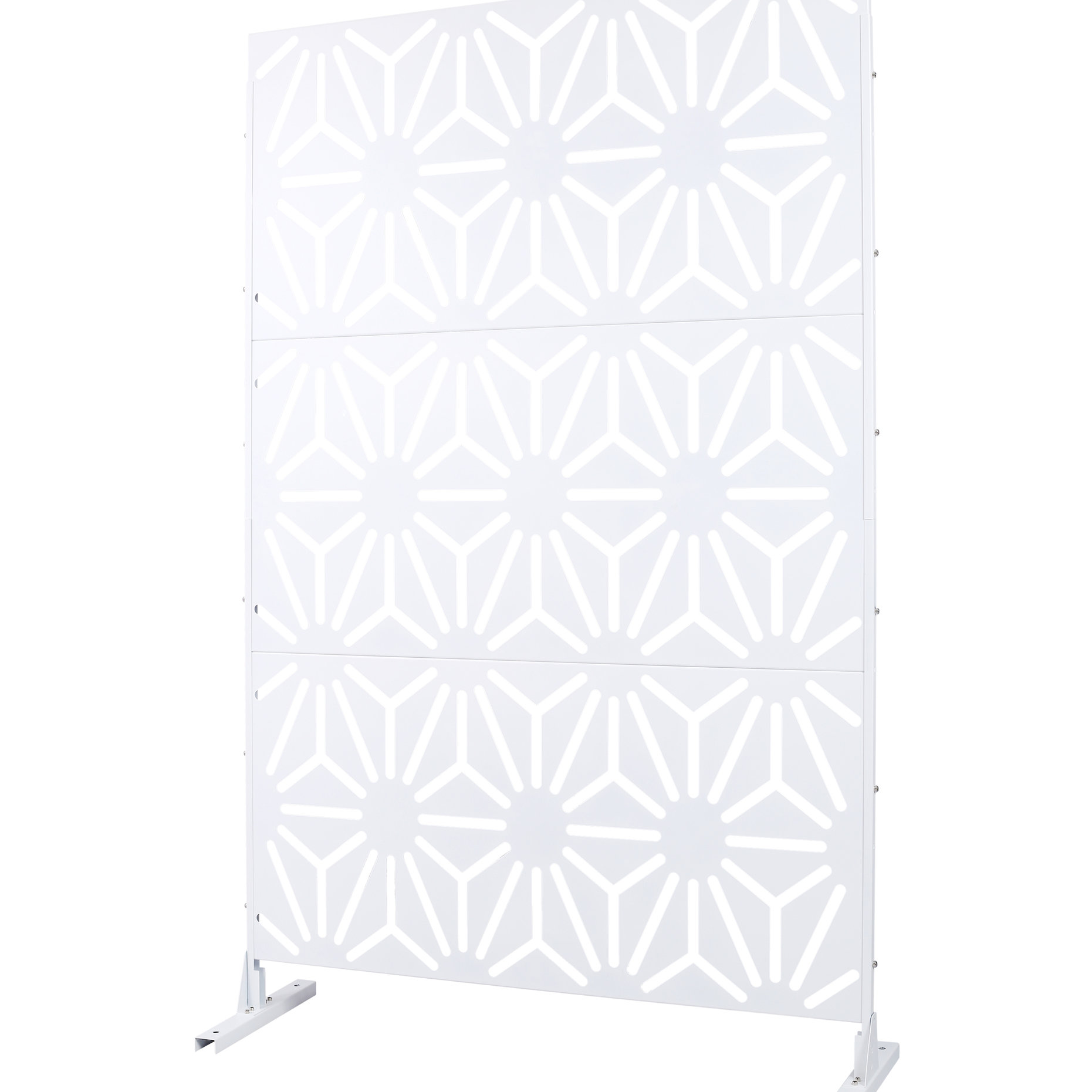 Wovilo 76" H48" W Metal Privacy Fence Panels - Ideal For Lawn, Patio ...