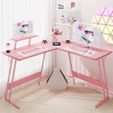 Pink Desks You'll Love | Wayfair