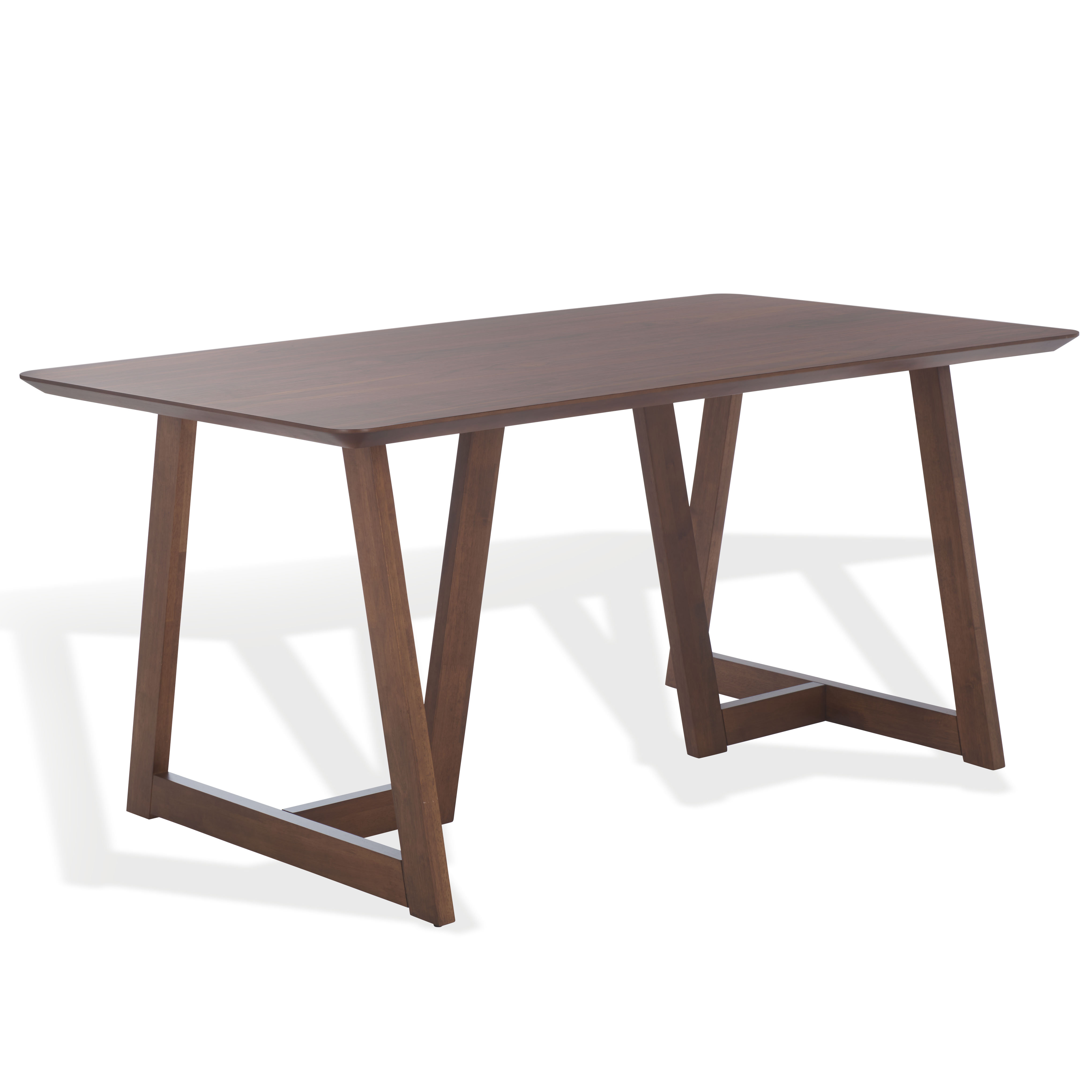 Latitude Run® Leroux Rect Wood Dining Table | Wayfair