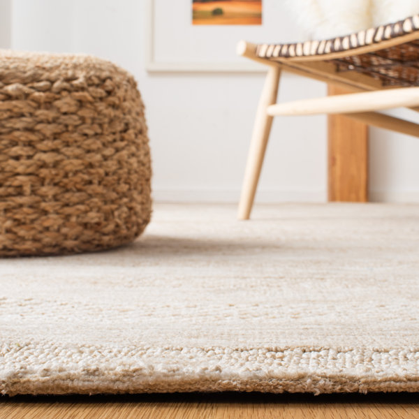 Sand & Stable™ Elliana Handmade Tufted Beige Area Rug | Wayfair