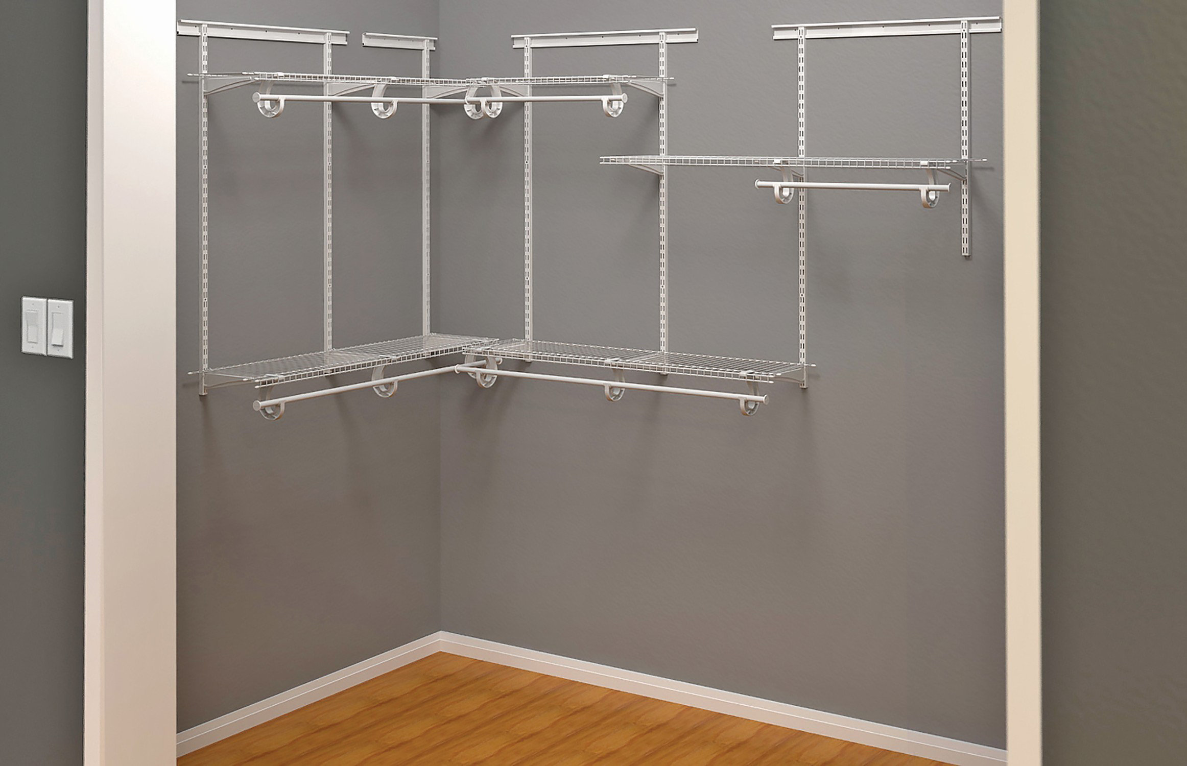 ClosetMaid Ensemble de rangement pour garde-robe l 48 po à l 72 po ...
