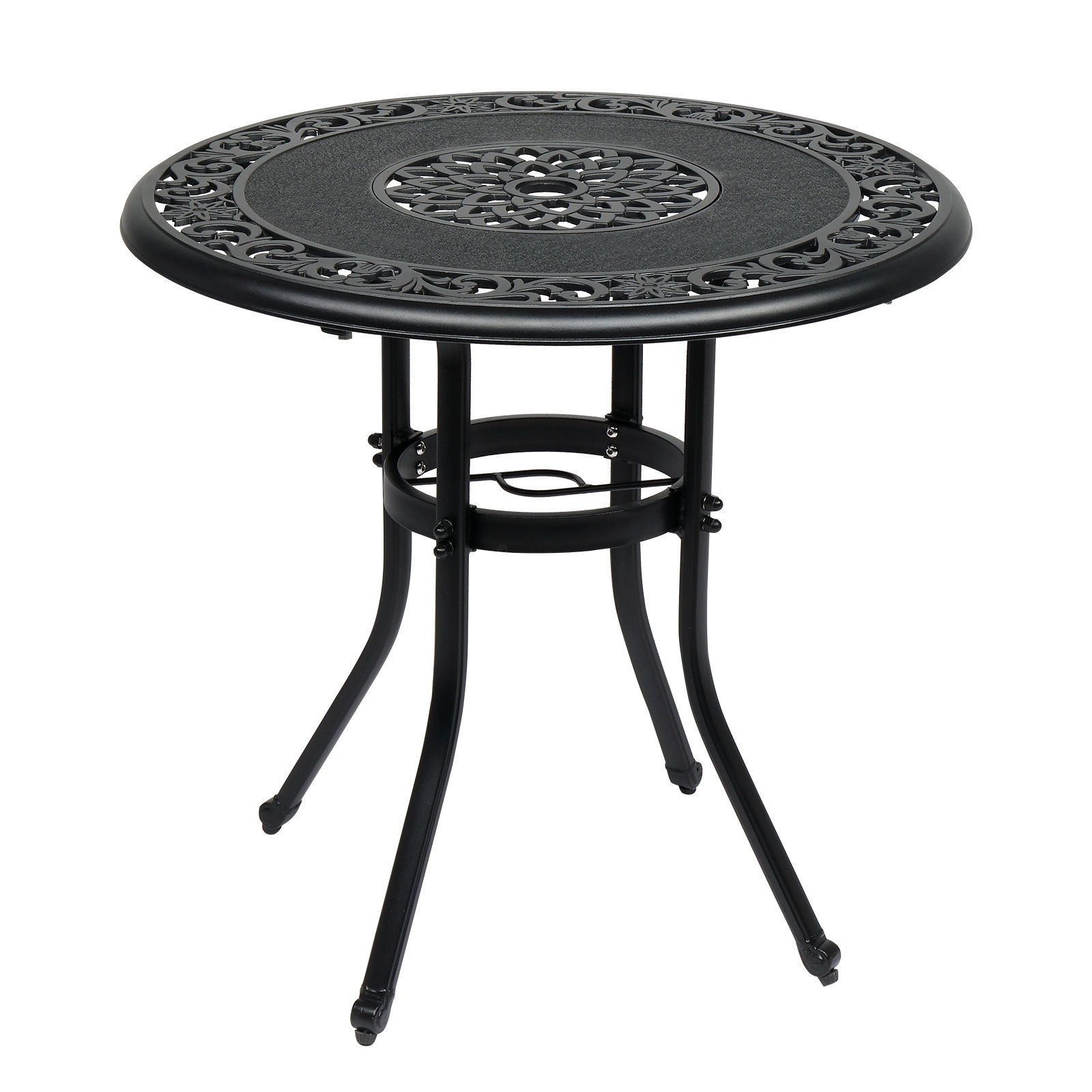 Lark Manor Ashaun Round 32'' Outdoor Bistro Table & Reviews - Wayfair ...