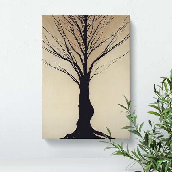 Marlow Home Co. Simplistic Tree - Wrapped Canvas Art Prints | Wayfair.co.uk